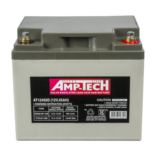 SEALD LEAD ACID 12V45AH AMPTECH AT12450D – The Battery Factory