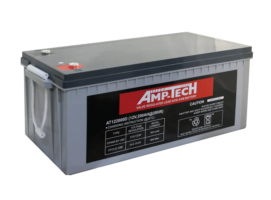 Amp-tech 12 Volt 260 Amps Battery 12 Months Warranty – The Battery Factory