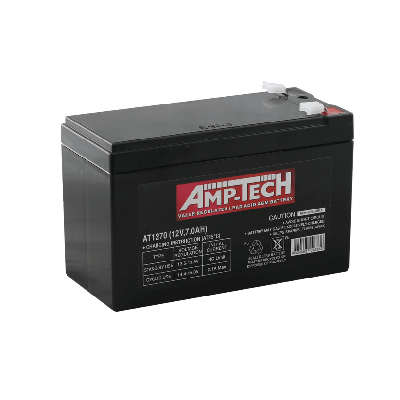 SLA BATTERY 12V7AHF1 AMPTECH AT1270 – The Battery Factory