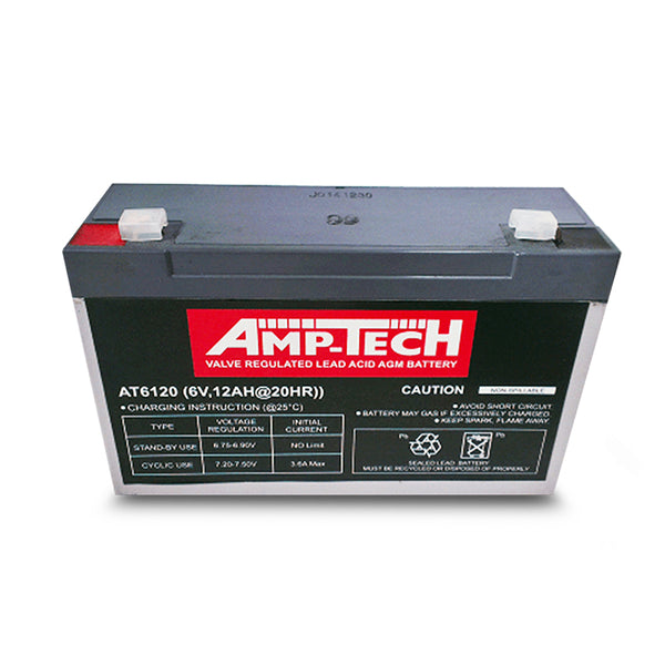 Amp Tech 6V12AH AT6120 – The Battery Factory