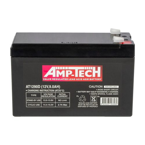 AMP-TECH 12v 9ah Sealed Lead Acid Battery – The Battery Factory